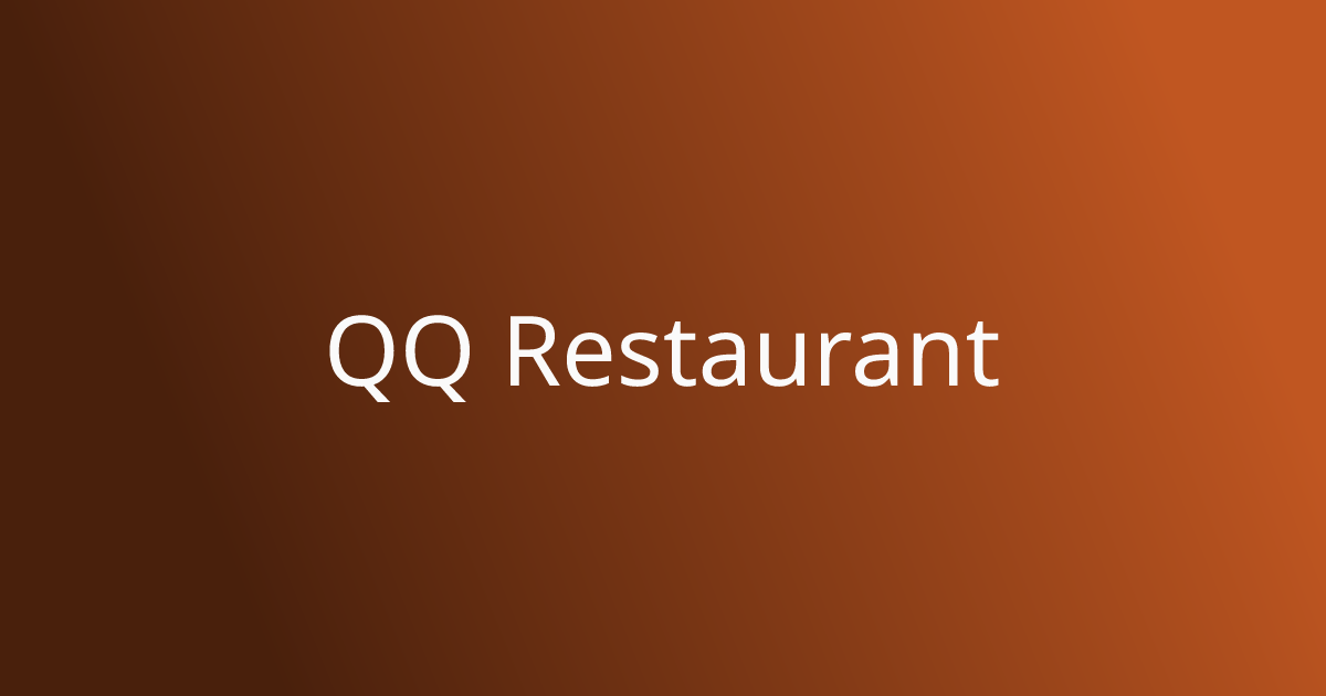 Order Authentic Chinese Online | QQ Restaurant - Pickup or Delivery ...